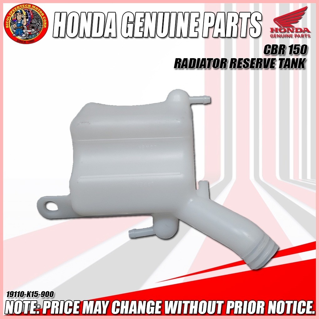CBR 150 RADIATOR RESERVE TANK (HPI) (GENUINE: 19110-K15-900) | Shopee ...