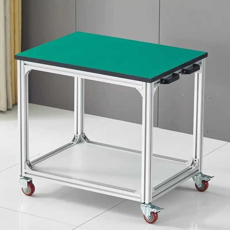 Double layer anti-static handcart, material turnover cart, assembly ...