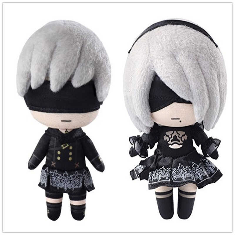 ∝∞ New Nier Automata 2B Plush Toy Mechanical Era Game Cartoon Doll ...
