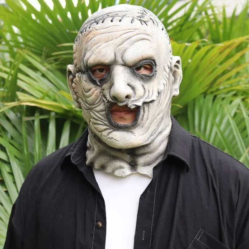 Massacre Chainsaw Leatherface S Halloween Cosplay Full Face Uni Scary ...