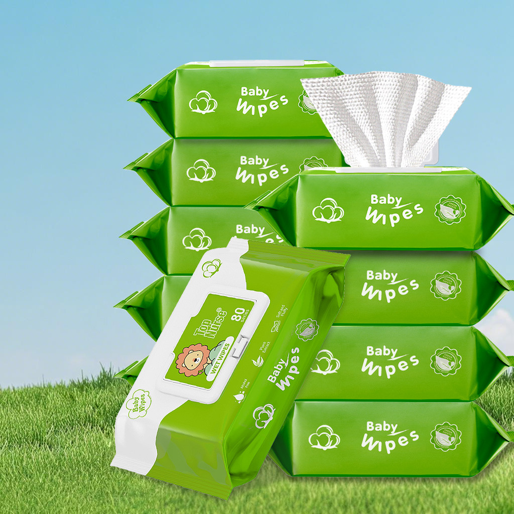 【NON-ALCOHOL】SURPLUCK 5pack/10pack Organic Baby Wipes Large Pack of ...
