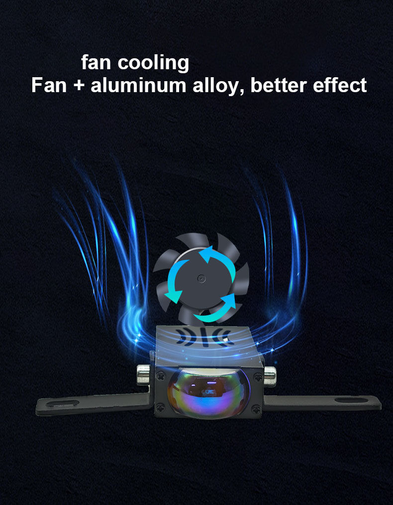 Car Center Grille Light Car LED Center Light Two Color Spotlight ...