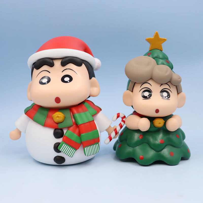 Crayon Shin-Chan Christmas Gift Christmas Snowman Shin-Chan Anime ...