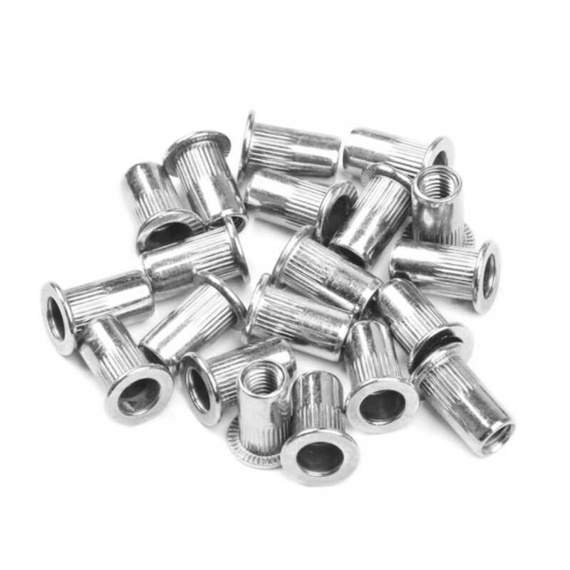 100Pcs Hand Riveter Nut Rivet Gun Kit M3 M4 M5 M6 M8 Aluminum Manual ...