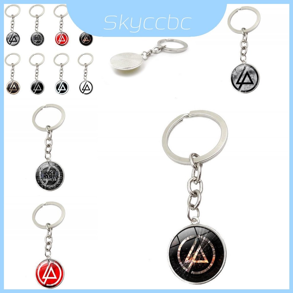 Linkin Metal Park Keychain Modern Simple Design Zinc Alloy Ring Gift ...