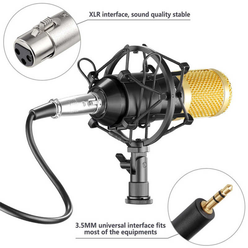 Metal Microphone Condenser Microphones For Laptop Computer Recording ...