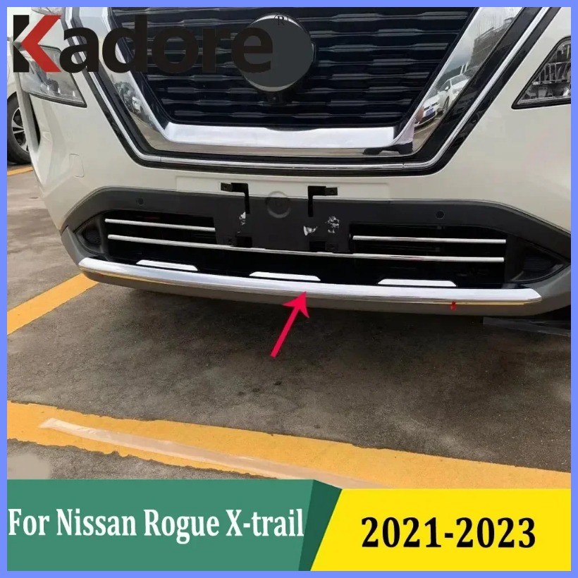 For Nissan Rogue X-trail 2021-2023 Chrome Front Lower Bumper Grille ...