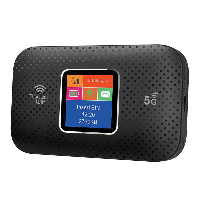 Wifi 4G Port 8 To 10 Users LTE Pocket Mobile Hotspot With SIM Card Slot ...