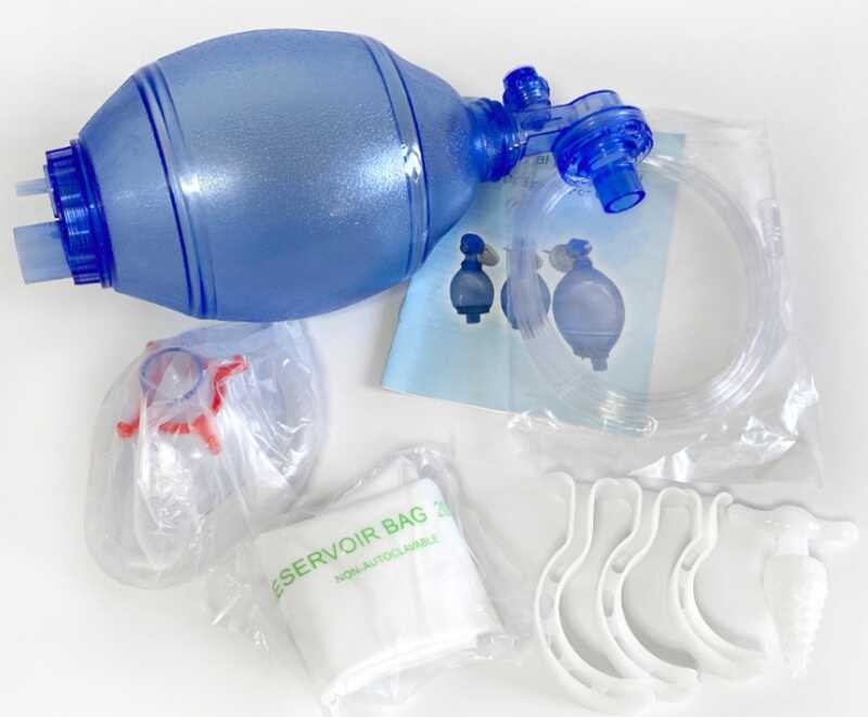 Adult/Children/Infant Manual Resuscitator PVC Ambu Bag Oxygen Tube ...