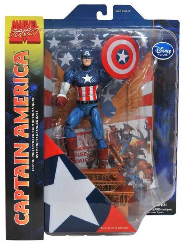 Captain Classic America Marv Select - 7 inches Action Figure | Shopee ...