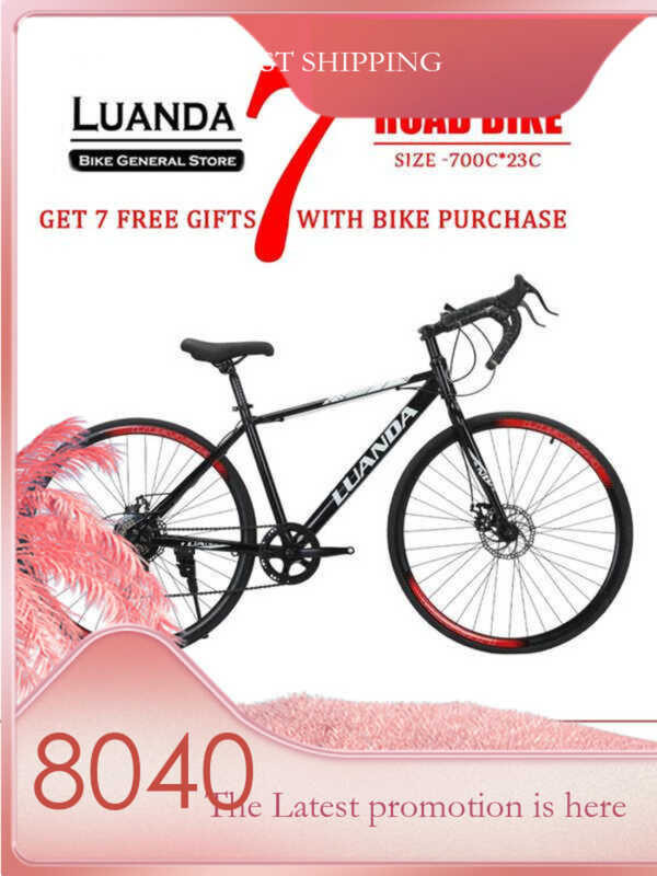 Lunanda 700C Bisikleta Mga Adulto Motorsiklo Ng Kalsada Alloy Wheels 7 Bilis | Shopee Philippines