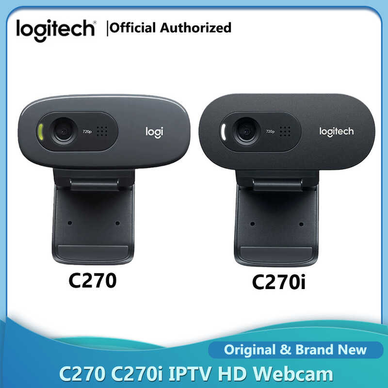 C270/C270i Logitech 720P HD Webcam Built-In Microphone Usb2.0 Free ...