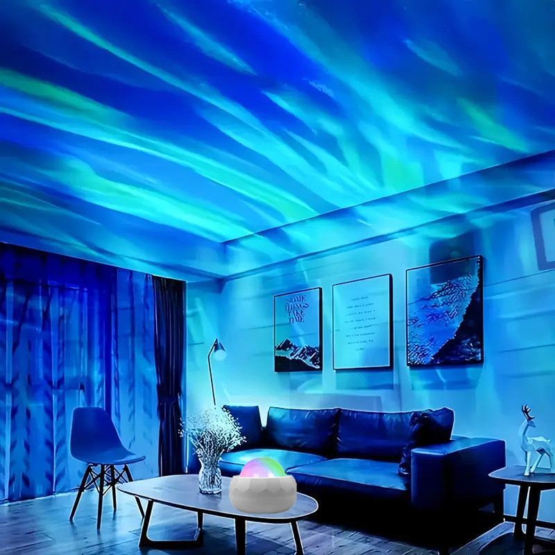 Northern Lights Starry Sky Projector Lamp LED Atmosphere Light Night ...