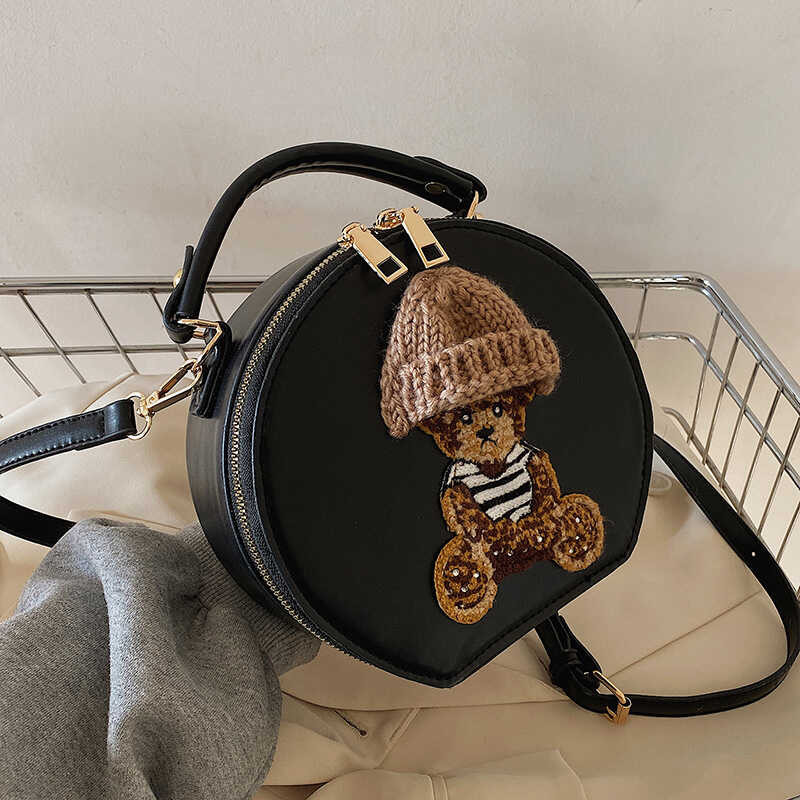Maliit 2025 fashion splicing bear pgit cross body cartoon maliit na ...