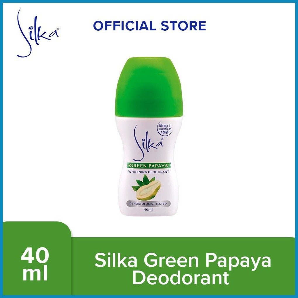 Silka Green Papaya Deodorant 40mL | Shopee Philippines