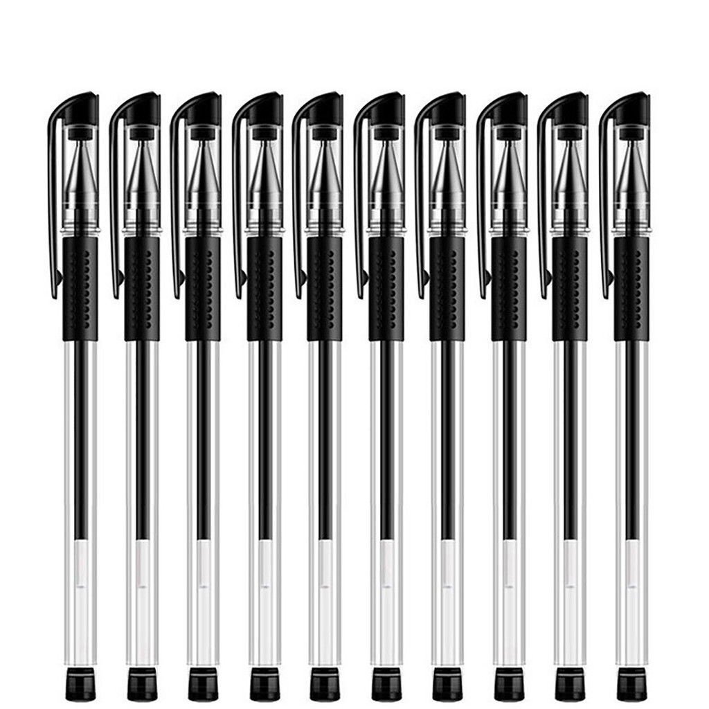 Wholesale 100/50pcs BallPen Set Black 0.5mm Ballpoint Pen Refill Bullet ...