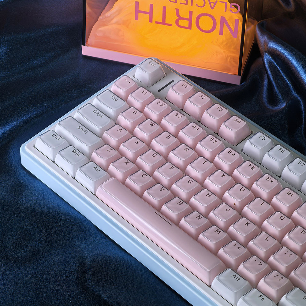 Jelly Keycap OEM Profile PC PBT 135 Keys Light Transmission Wooting MAD ...