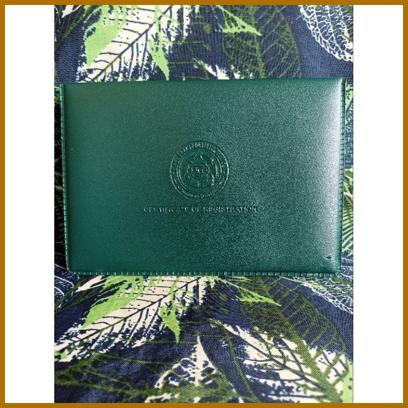 ORCR AND LTO DOCUMENTS CARD HOLDER/COVER (with pocket for AUTOSWEEP ...