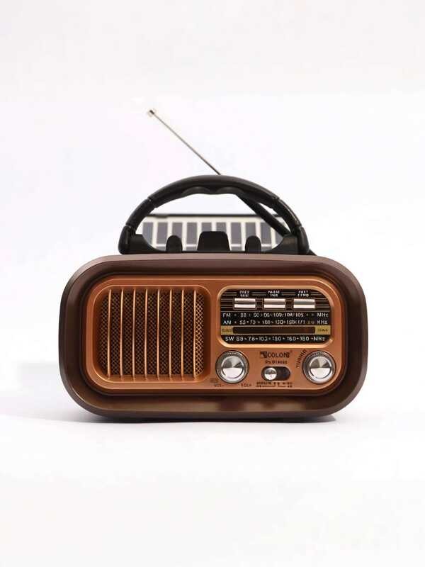 Radio, portable multifunctional three-band radio, card insertion USB ...