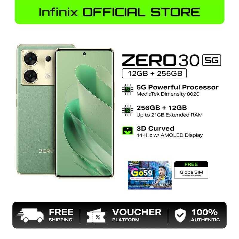 Infinix Zero 30 5G (12Gb + 256Gb) | Dimensity 8020 Processor 108Mp Triple AI Camera 4K 60Fps ...