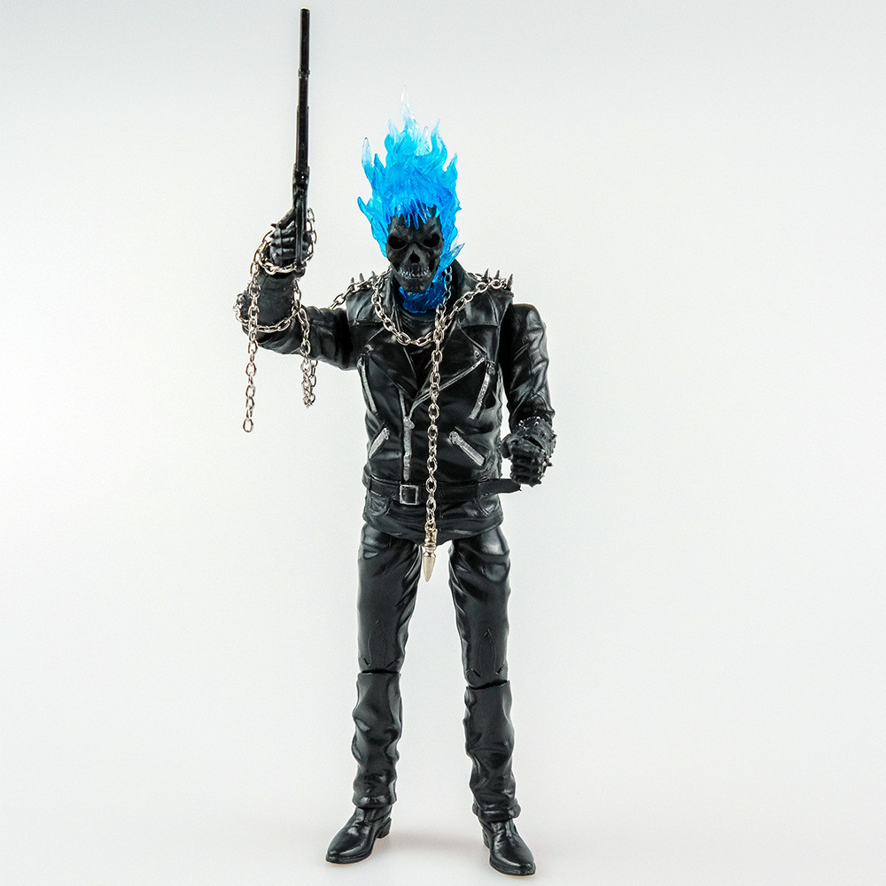 Marvel Superhero Ghost Rider X-Men Soul Tank Skull 9-inch Articulated ...