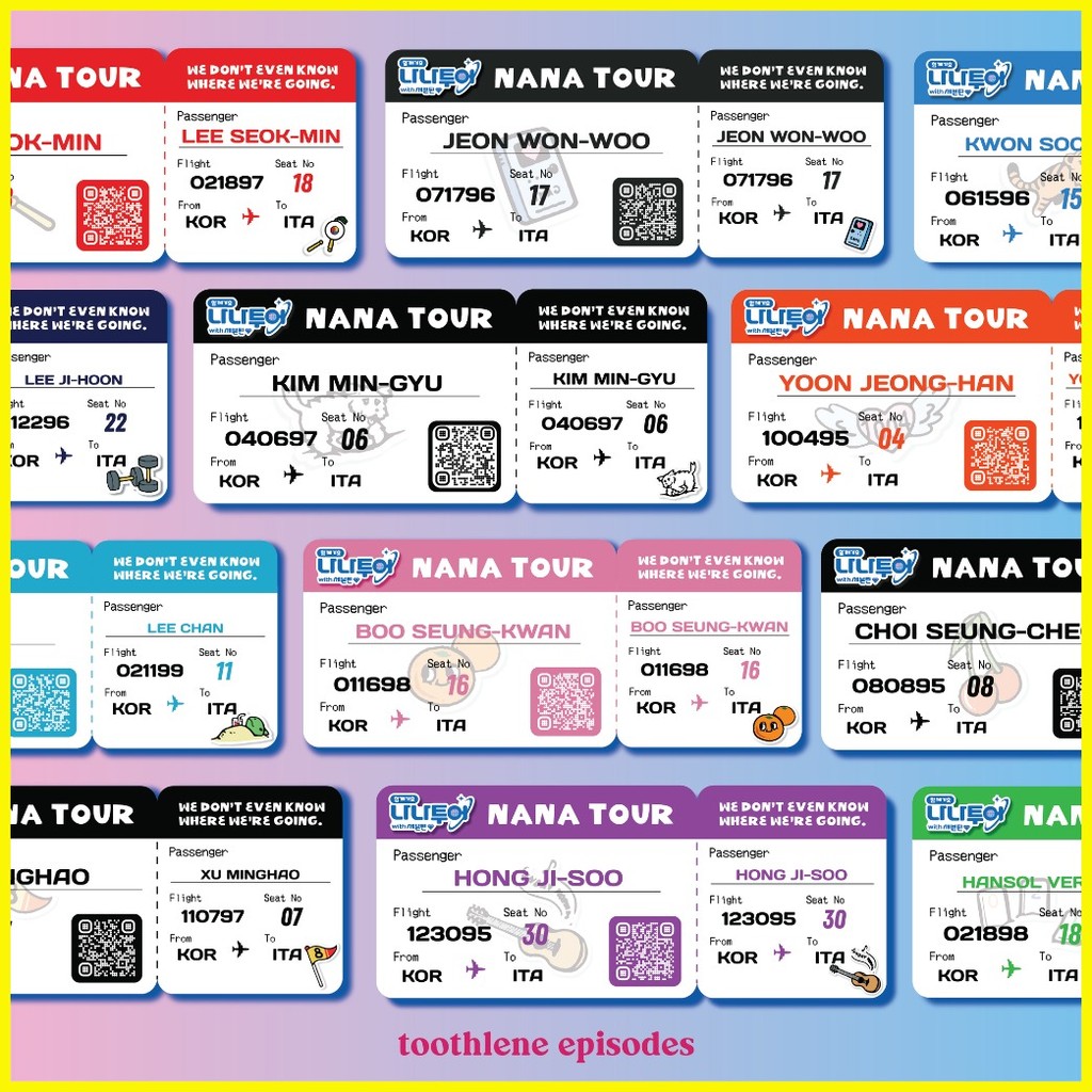 ∈ NANA TOUR PLANE TICKET | SEVENTEEN | SVT | Shopee Philippines