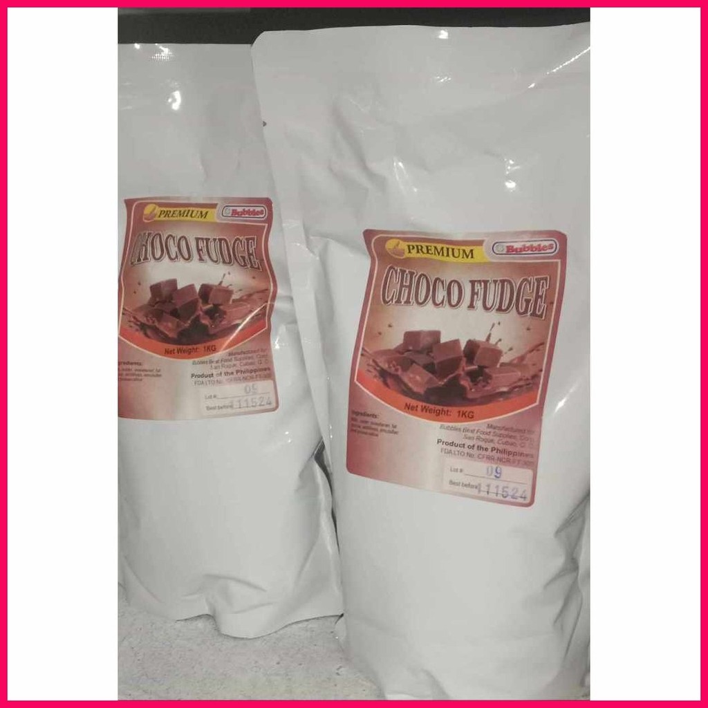 ∆ Chocolate Fudge Syrup 1kg for Ice Cream Sundae Topping (BUBBLES BEST ...