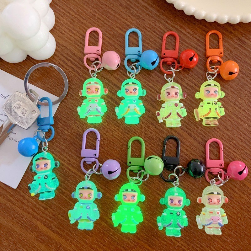 [Wholesale] Cute Doll Keychain Anime Figure Astronaut Key Ring Bag ...
