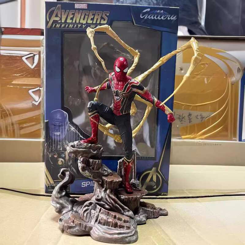 02 Avengers: Iron Spider Man Scene Claw Mobile Handpiece | Shopee ...