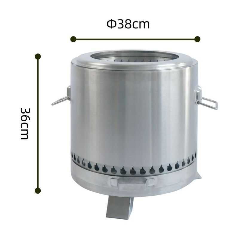 Firewood Smilodon-Large Stove Portable Brazier Bonfire Camping Wood ...