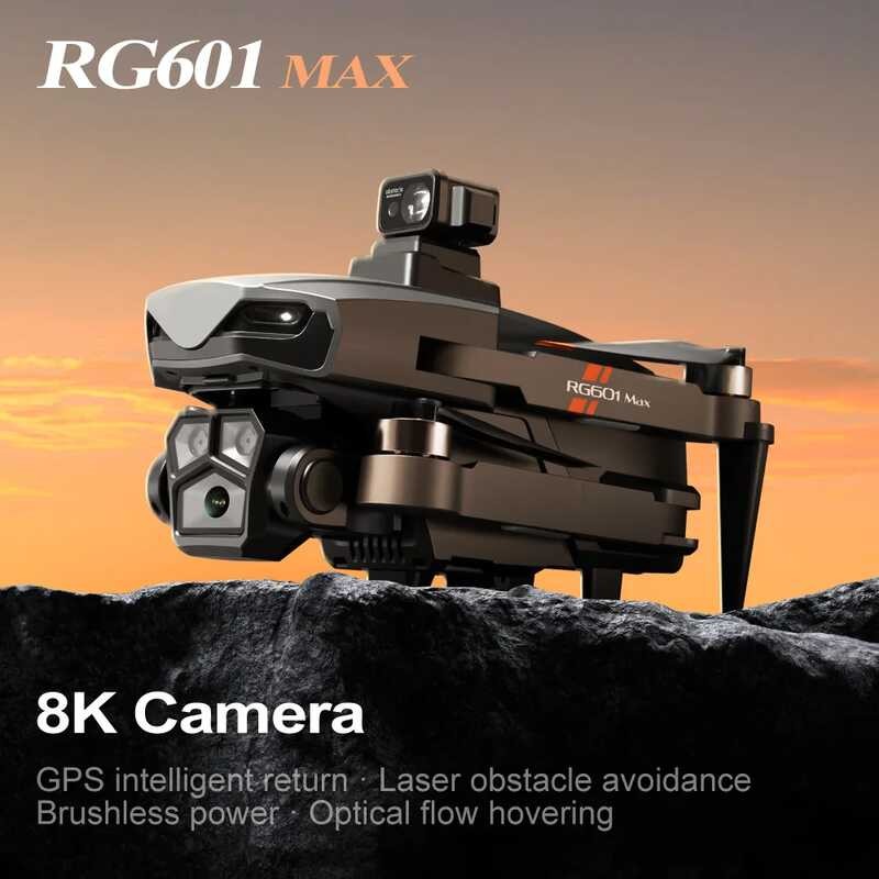 Gr601max Gps 0C 2 Dronebrushless Motor GPS Return 4K 8K HD Dual Camera ...