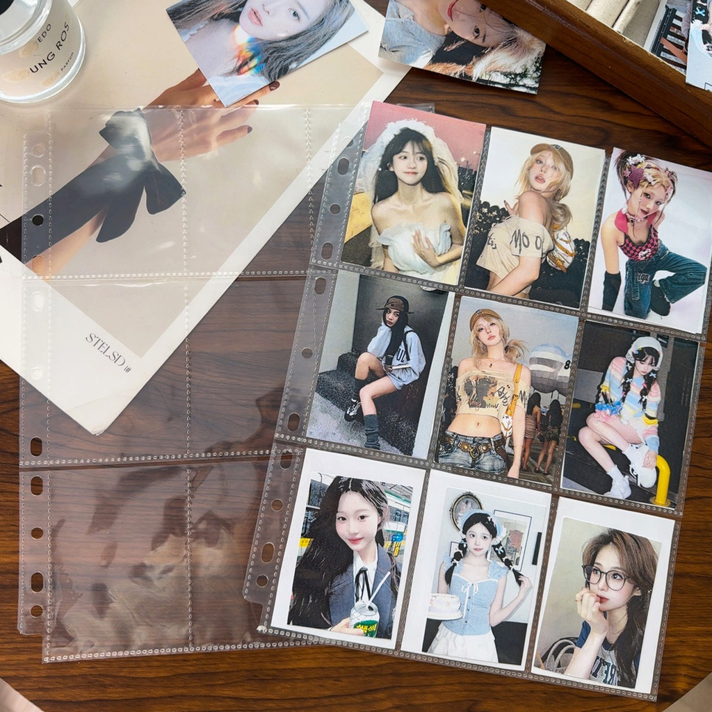 15Sheet A4 9-Pocket Trading Gaming Card Sleeves - 11-Ring Binder Pages ...