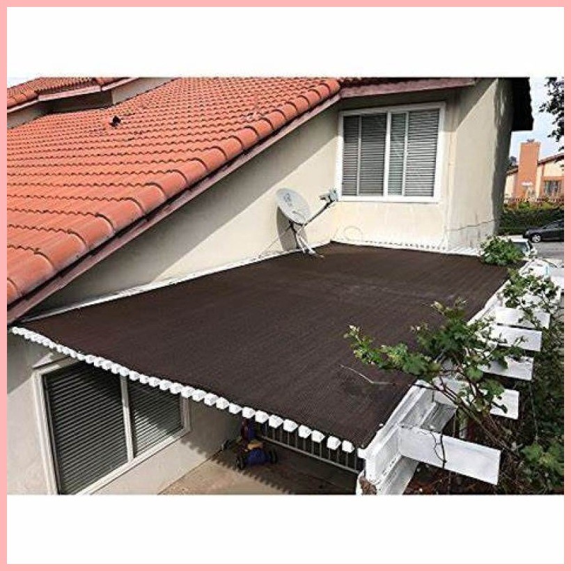 Sun Shade Mesh Canopy Awning Privacy Screen Window Cover 95% UV ...