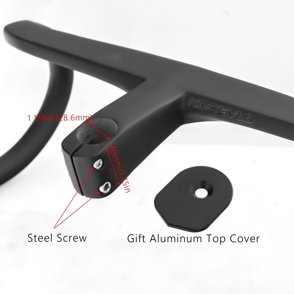 KOCEVLO ALAENRA Road Bike Full Integrated Handlebar T1000 Carbon ...