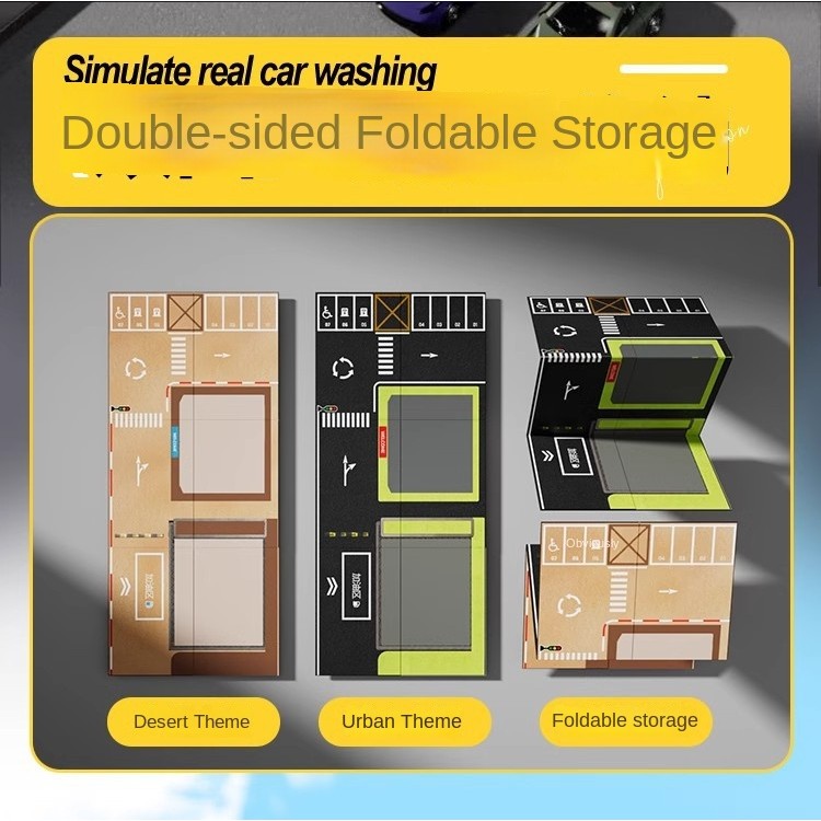 New Liuyi Children's Large Gas Station Toy 3 to 9 Years Old Car Parking ...