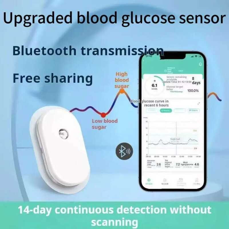 Non Blood Invasive Glucose Monitor 24-Hour Real-Time Blood Glucose ...