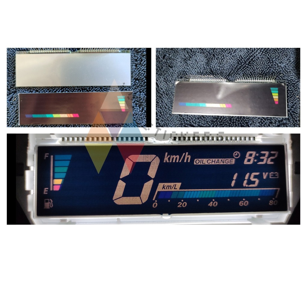 Honda Click 125 V2, V3, Click 150 V2 & 160 2pcs. Colored Panel Sticker ...