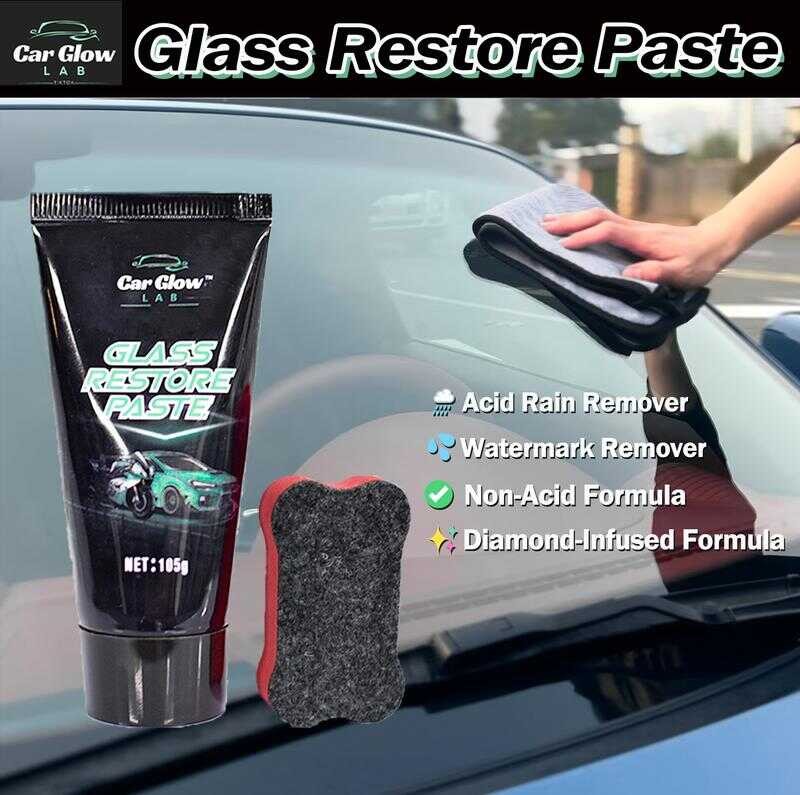 [Glass Restore Paste] - Professional Glass Cleaner/Acid Rain Remover ...