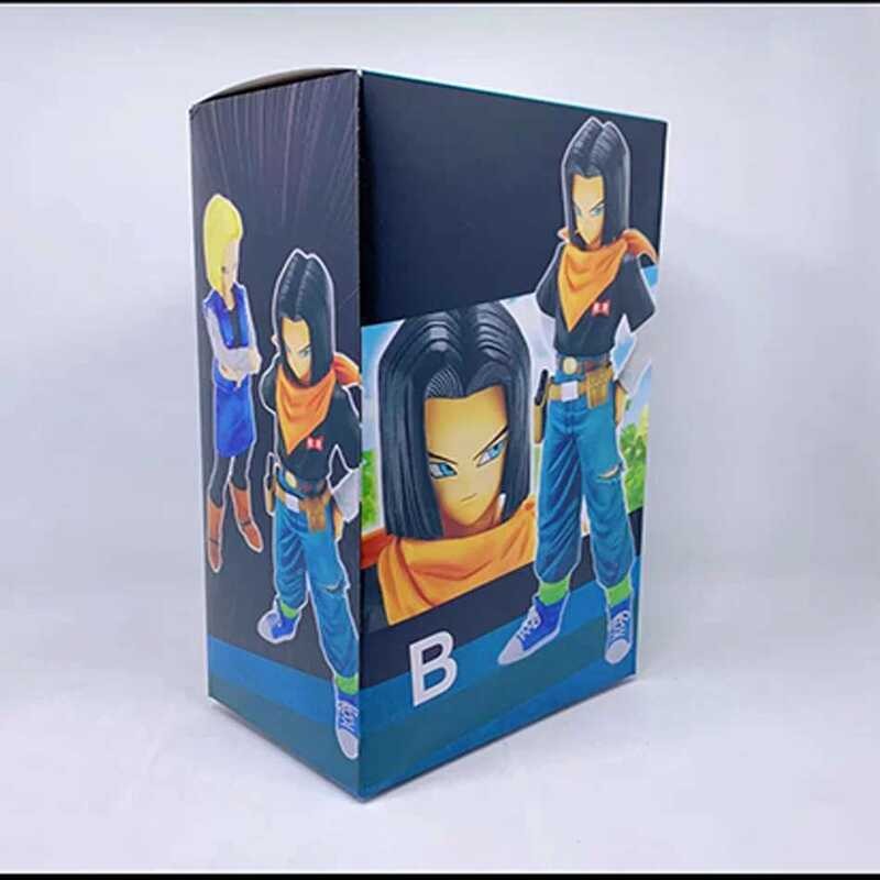 Anime 24Cm Dragon Ball Z Android 17 18 Figure Android 18 PVC Action ...
