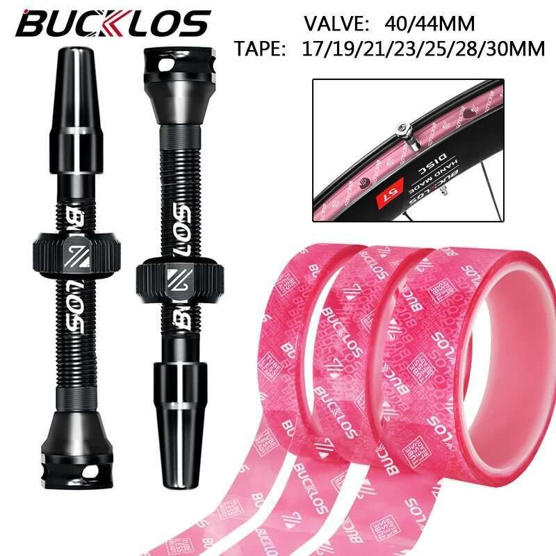 BUCKLOS 40MM 44MM Bike Tubeless CNC Road Presta Vae Bicycle Rim MTB F/V Vaes Wheelset Tape Strip ...