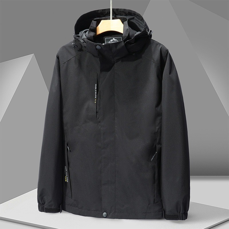 Men's Outdoor Hooded Jacket Lightweight Waterproof Windbreaker for ...