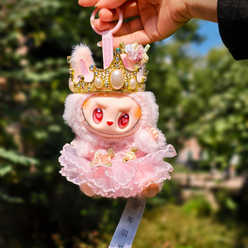 Labubu V2 Clothes Princess Queen Wedding Dress for Labubu Have A Seat ...