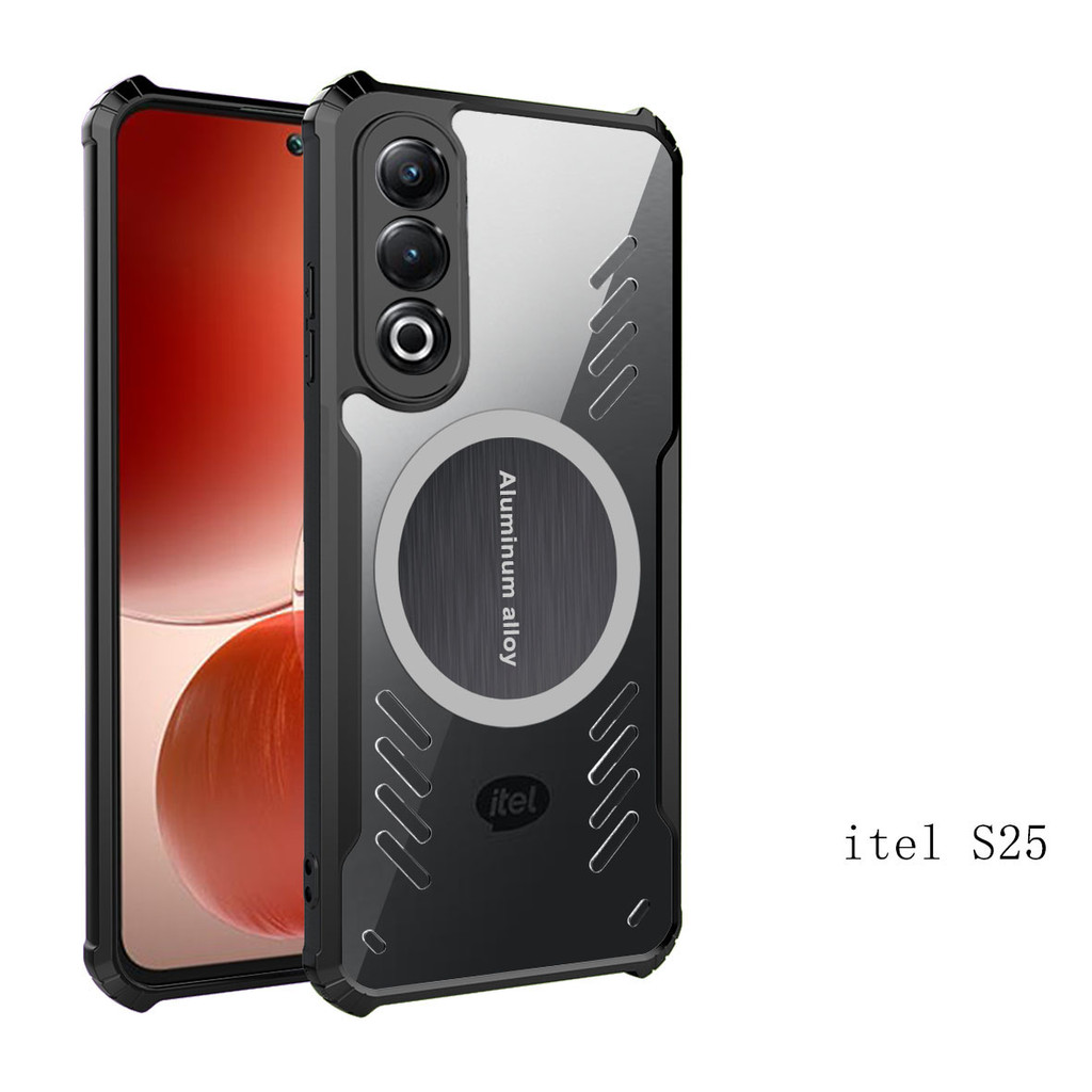 Phone Casing For ITEL S25 Ultra Case HD Transparent Heat Dissipation ...