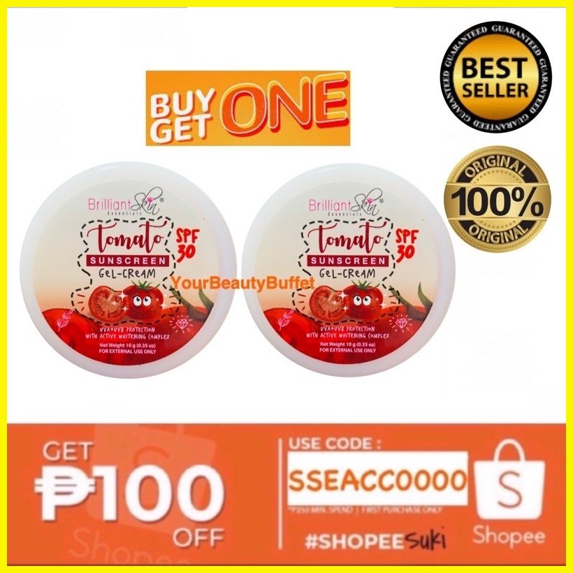 ORIGINAL BRILLIANT SKIN BUY1 TAKE1 TOMATO SB Whitening Sunscreen Gel ...