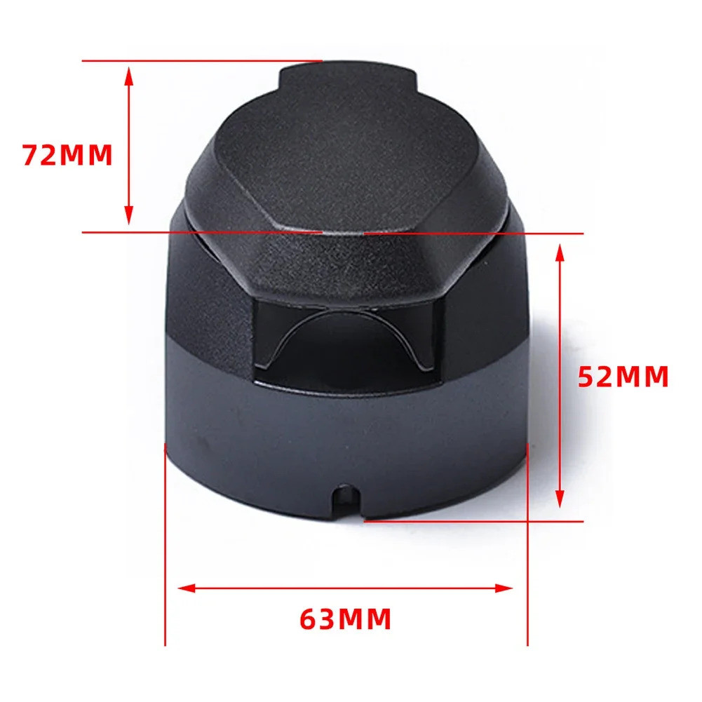 Flush Mount Car Kit Black Caravan Plug Socket Wiring Connector 7 Pin ...