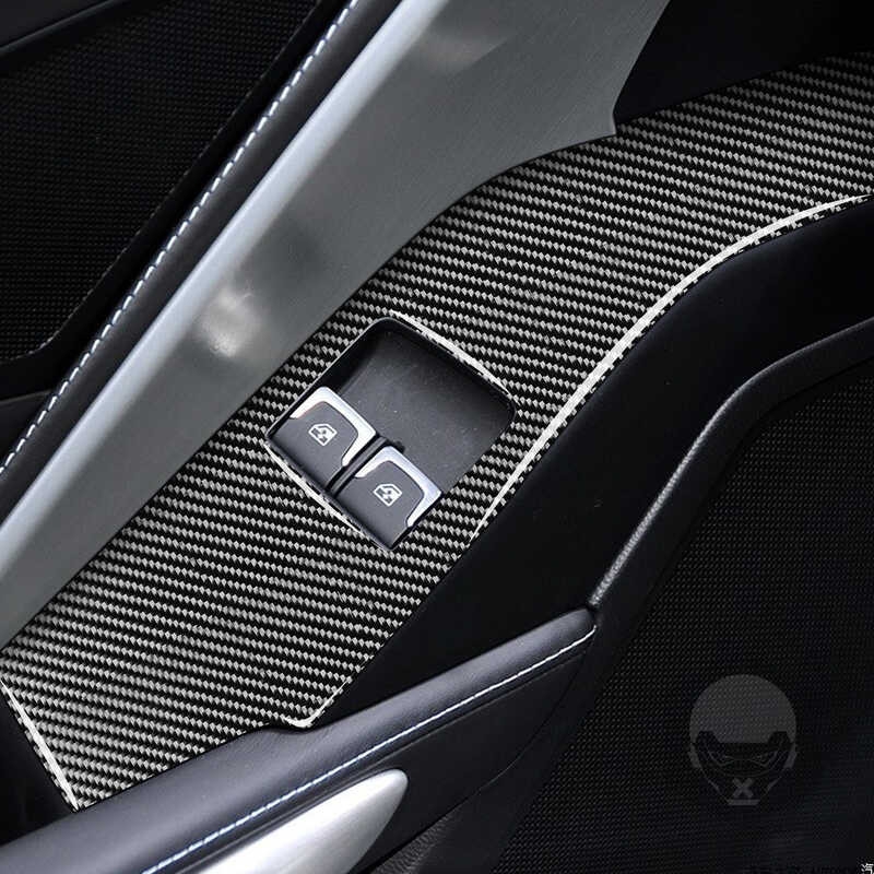 Sa Para Chevrolet Corvette C7 2014-19 Carbon Fiber Gear Shift Air ...