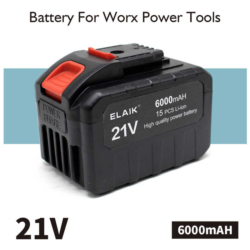 21V a 18650 For Worx High Power Trimming Single Hand Electric Saw Rechargeable Battery, Cordless ...