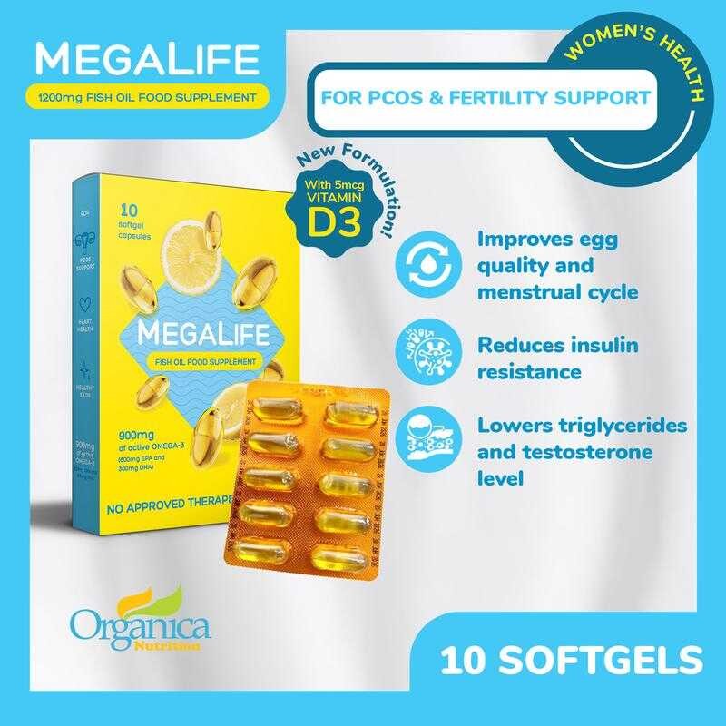 Megalife Extra Strength 3 Fish Vitamin D3 na may Lemon Oil Women ...