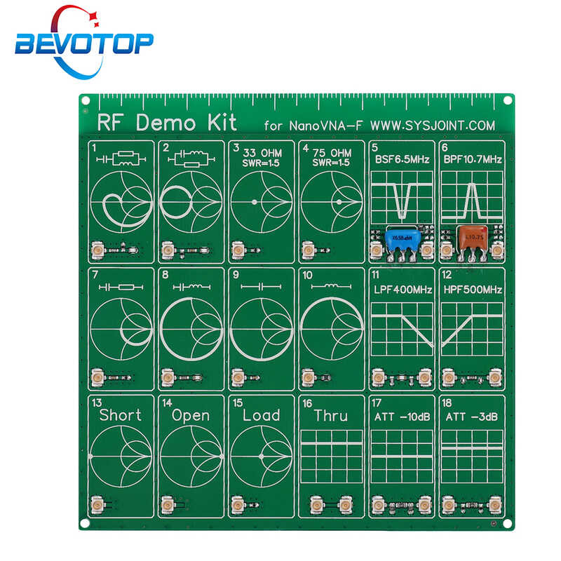Kit Demo for NanoVNA VNA RF Board Vector Test Filter / Attenuator ...