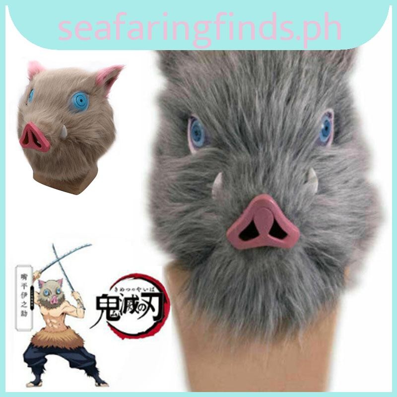 Slayer: Demon Halloween Kimetsu No Yaiba Hashibira Inosuke Pig Cosplay ...